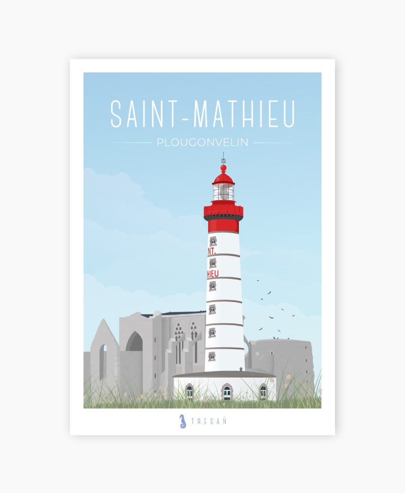 Affiche • La pointe St-Mathieu Tresañ